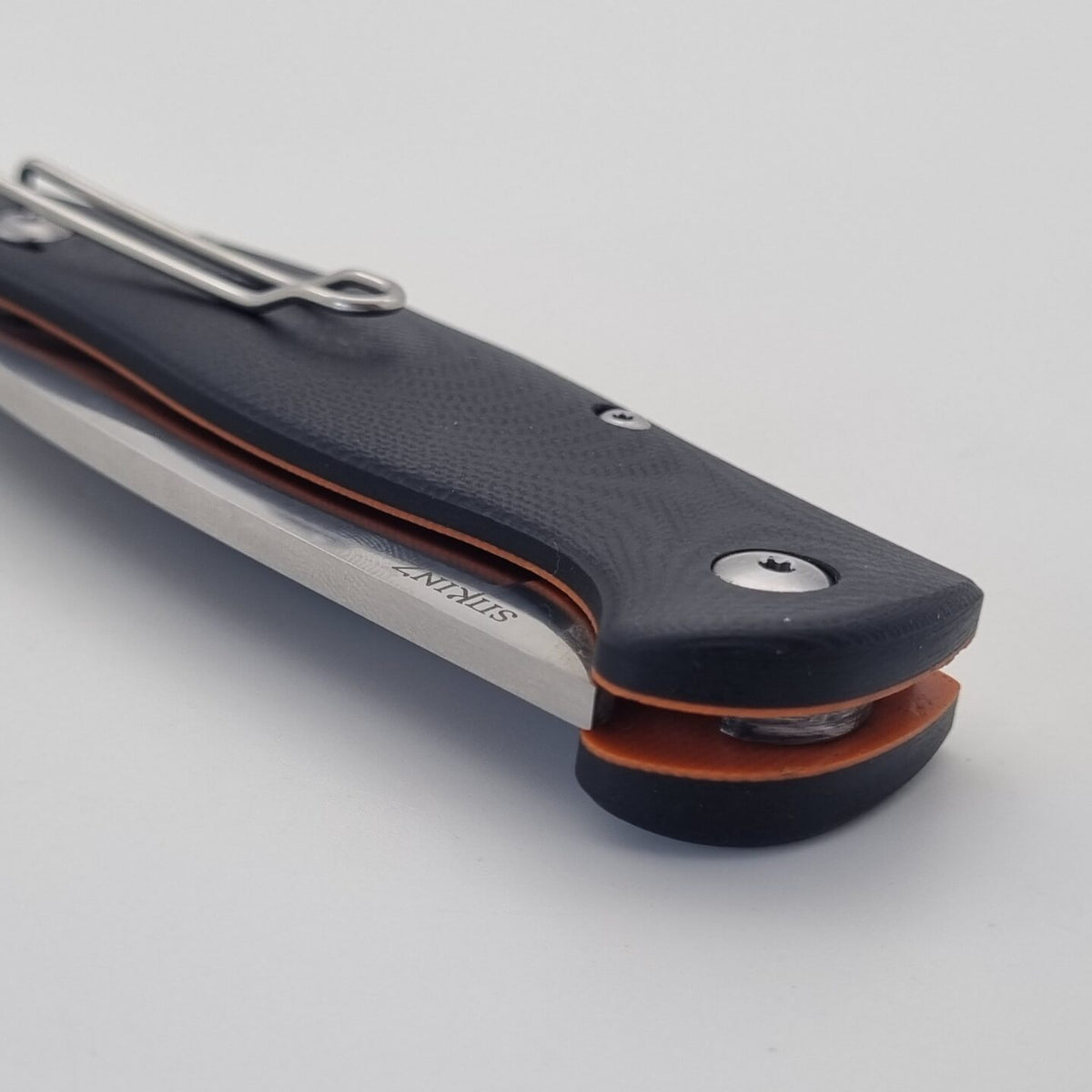 Sprinz JARS Klappmesser – kompaktes EDC-Messer aus N690 Stahl Schwarz ...